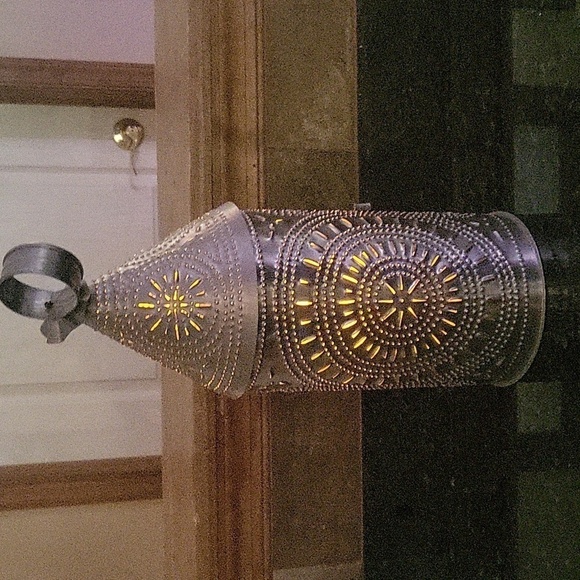 Accents | Punched Tin Lantern Sunburst Design | Poshmark